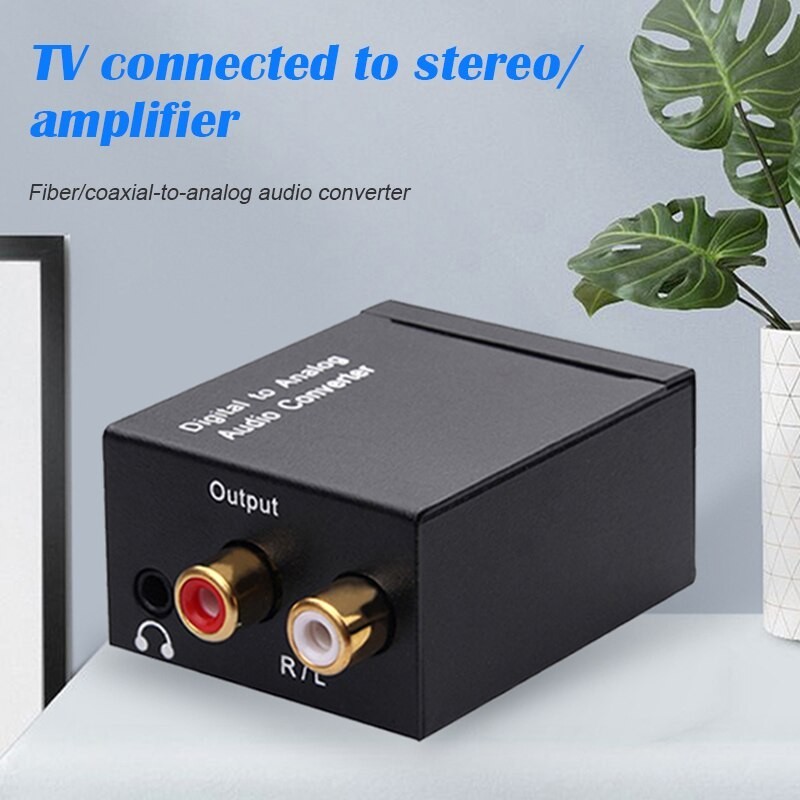 Jual Digital To Analog Audio Converter 3 5mm Suitable For TV Audio ...
