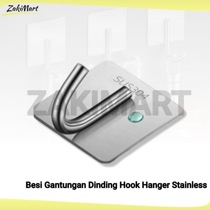 Jual Gantungan Baju Hook Stainless Steel Tempel Dinding - Hook Besi ...