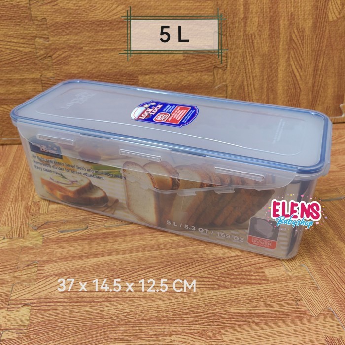Jual Lock n Lock food container bread box tempat roti tawar - 3.9L ...
