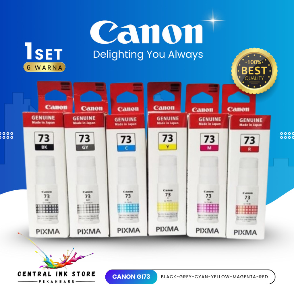 Jual Tinta Refil Canon PIXMA GI-73 Support Printer Canon PIXMA G570 / G670 | Shopee Indonesia