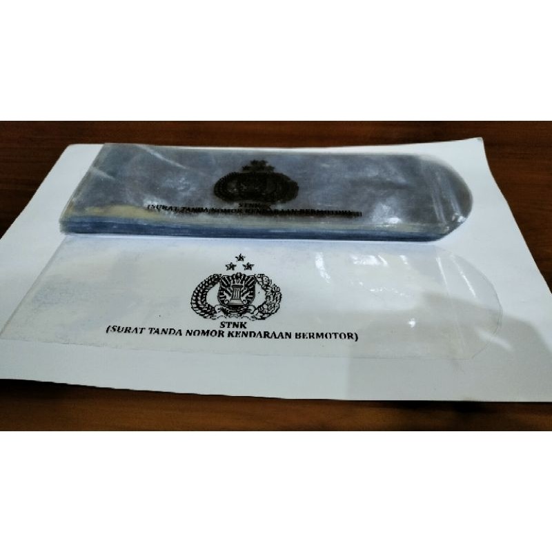 Jual Sampul Stnk Plastik Cover Stnk Plastik Stnk Original Logo Samsat ...