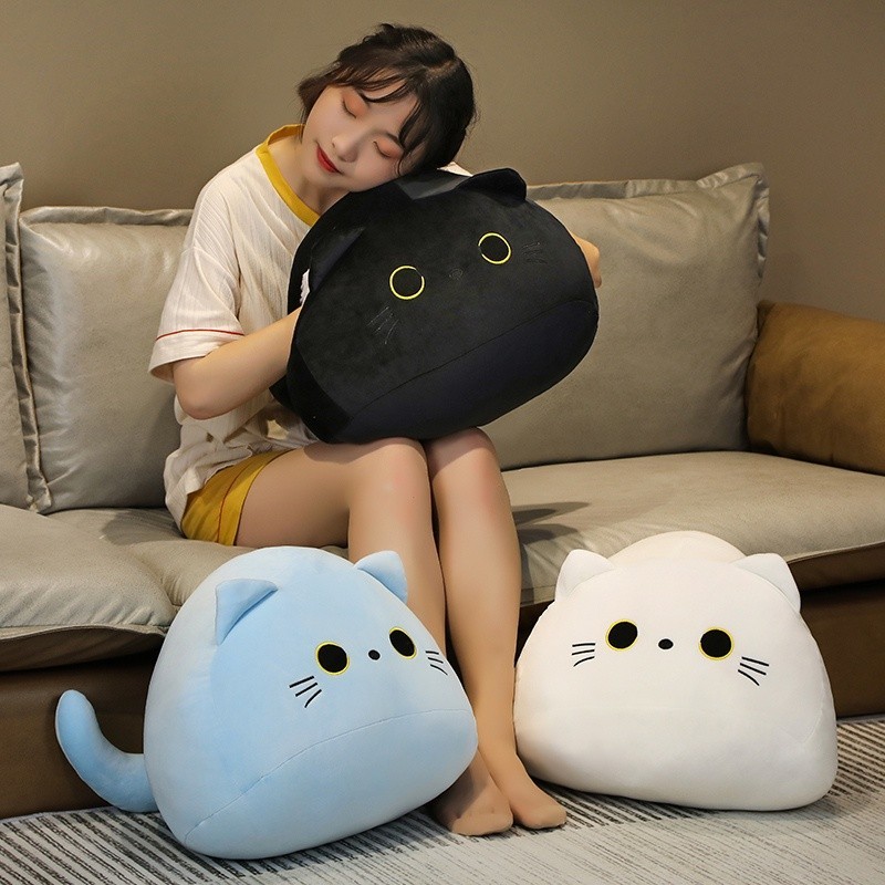 Jual Boneka Lembut Kucing Hitam Mewah Boneka Hewan Kucing Bantal Fat ...