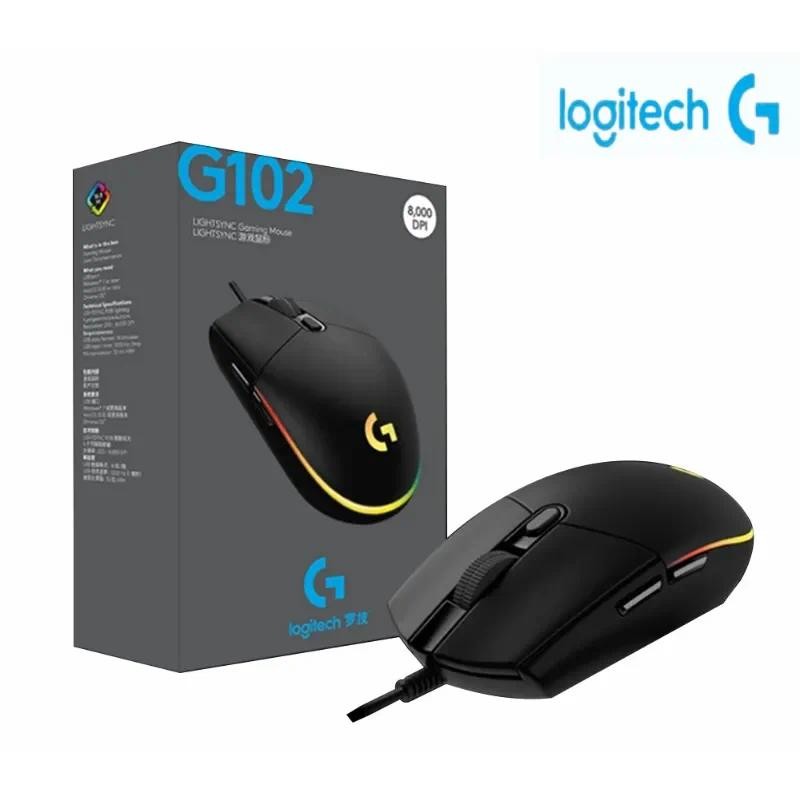 Jual News Logitech G102 G304 Wired Gaming Mouse RGB USB For PC Laptop Computer Ergonmic Mouse ...