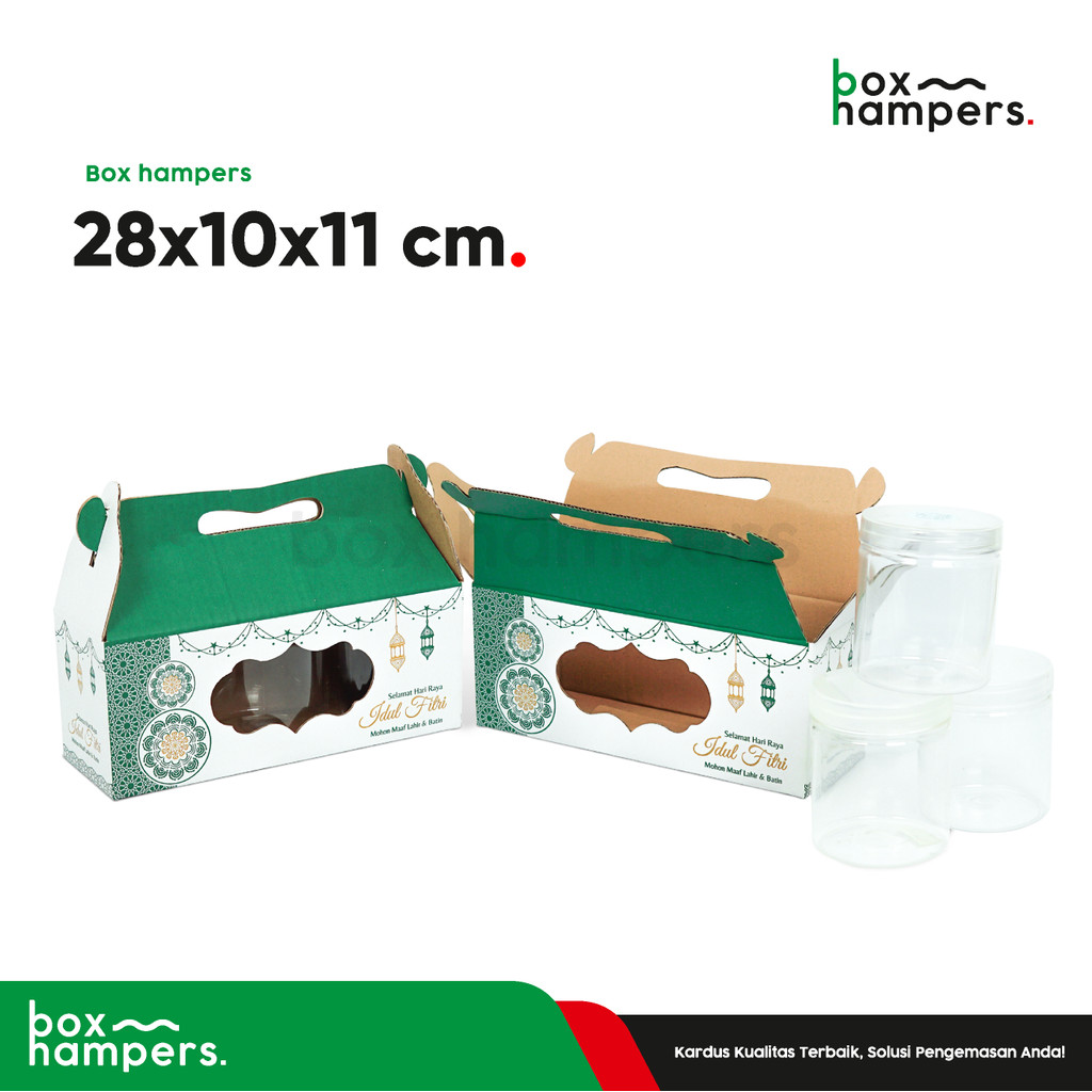Jual Box 28x10x11 JAR 500 ml Isi 3 Toples Bulat Kardus/packing/kemasan ...