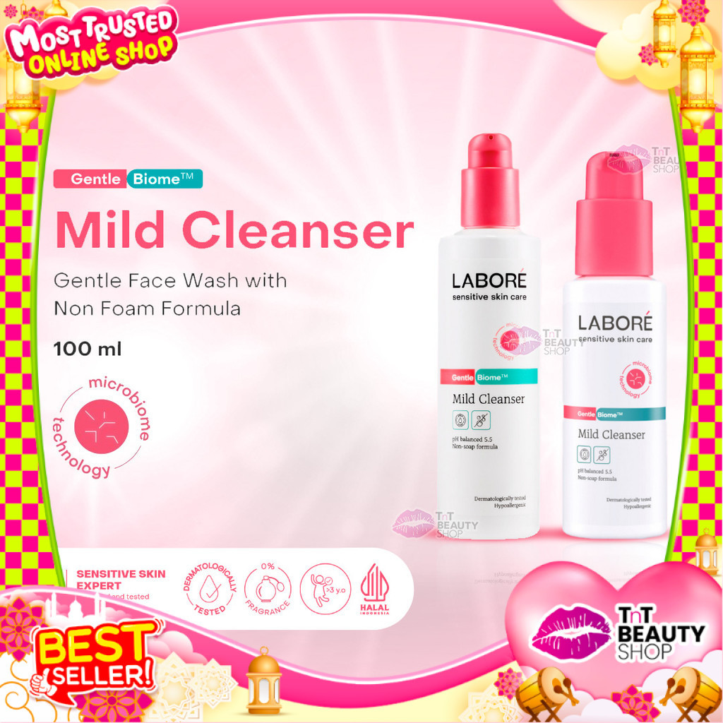 Jual LABORE GentleBiome Mild Cleanser - 100ml - 225ml | Gentle Face ...