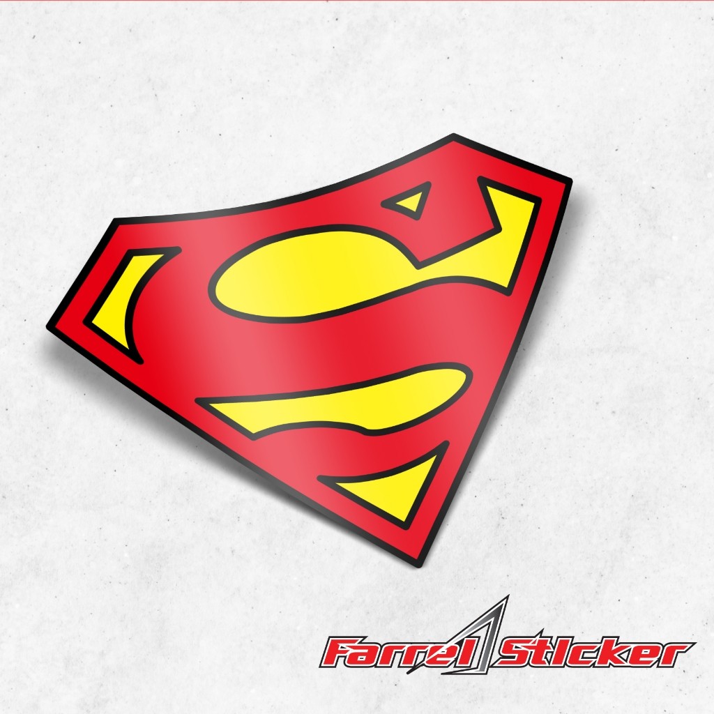 Jual STICKER SUPERBOY STIKER LOGO SUPERMAN | Shopee Indonesia