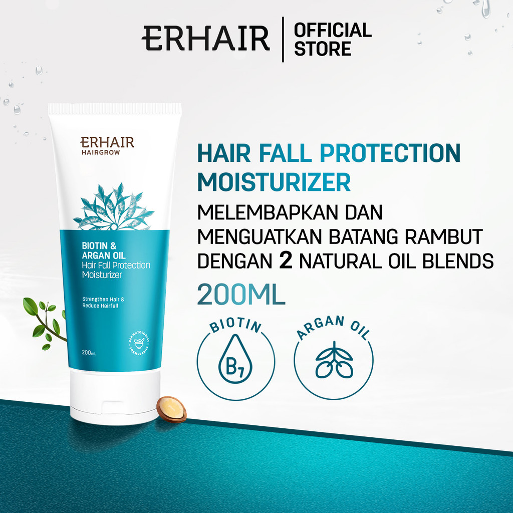 Jual [TERBATAS] ERHAIR Hairgrow Hairfall Protection Moisturizer 200ml ...