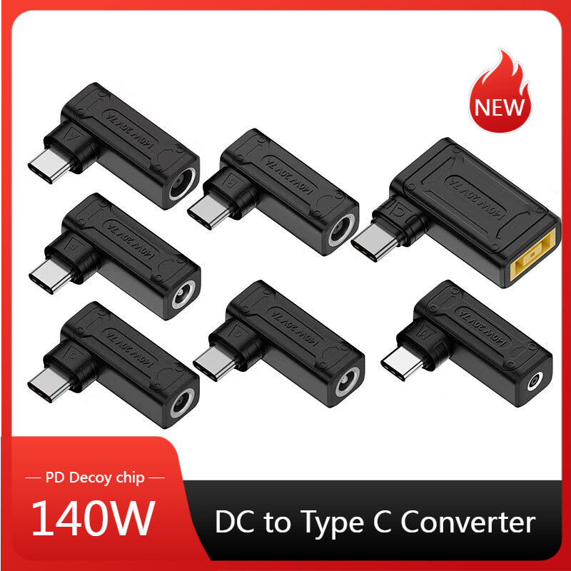 Jual 140W USB Type C PD Fast Charging Adapter Converter for Dell Hp ...