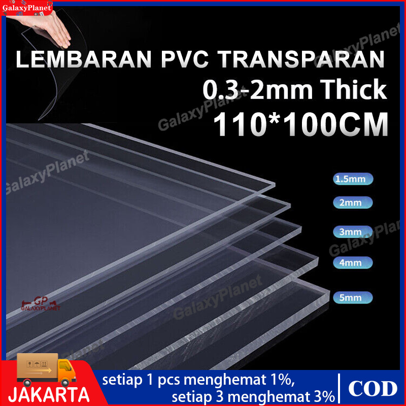 Jual PVC Sheet Clear - 2mm x 1m x 2m | Shopee Indonesia