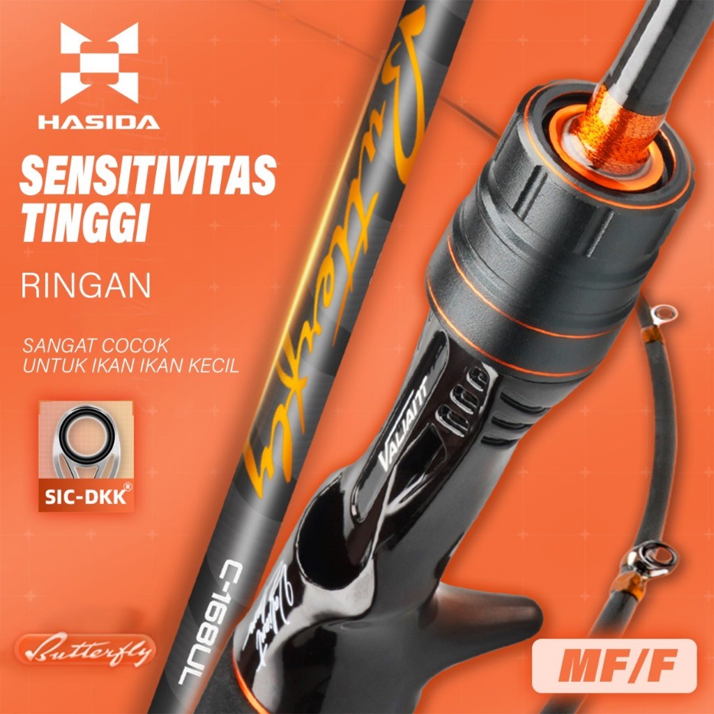 Jual JORAN HASIDA BUTTERFLY C-135UL S-150UL C-168UL S-180UL Baitcasting ...