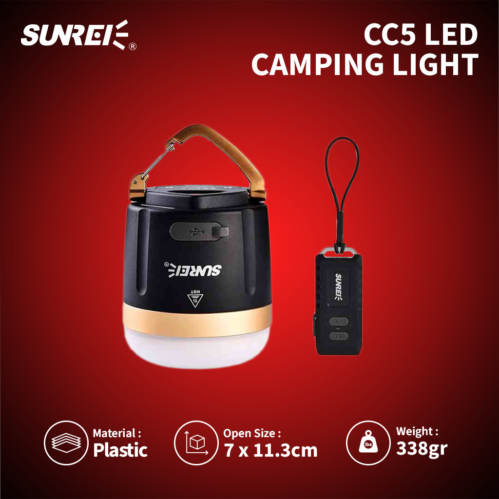 Jual Sunrei Lampu CC5 LED Camping Light | Shopee Indonesia