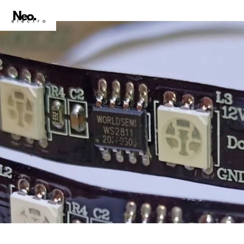 Jual PER 1M LED 60led/m RGB smart strips WS2811 non waterproof 2811 12v ...