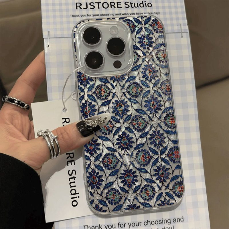 Jual case iPhone 13 Bunga-bunga yang indah Casing ponsel cocok untuk ...