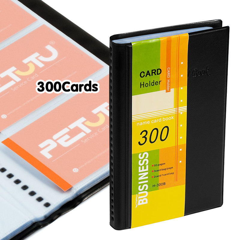 Jual Buku Tempat Kartu Nama 300 Cards Organizer Name Business Card ...