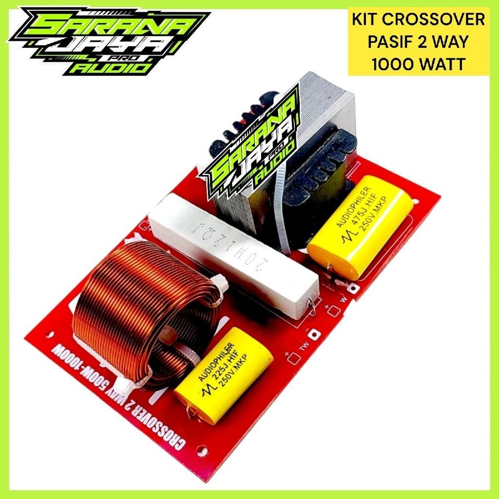Jual Kit Crossover 2 Way Tweeter Wofer + Twitter tembaga murni 1000watt ...