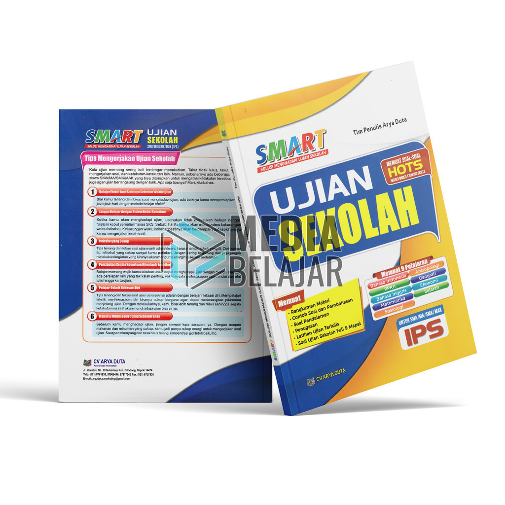 Jual Buku Ujian Sekolah SMART SMA IPS Kumpulan Soal-Soal CV Arya Duta ...