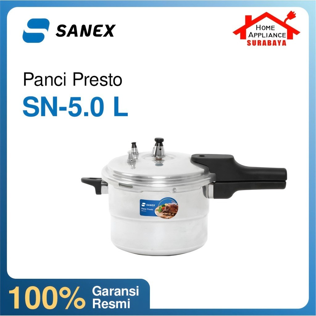 Jual SANEX Pressure Cooker / Panci Presto Kapasitas 5 Liter SN-5.0 L / Brilliant Diamond Coating ...
