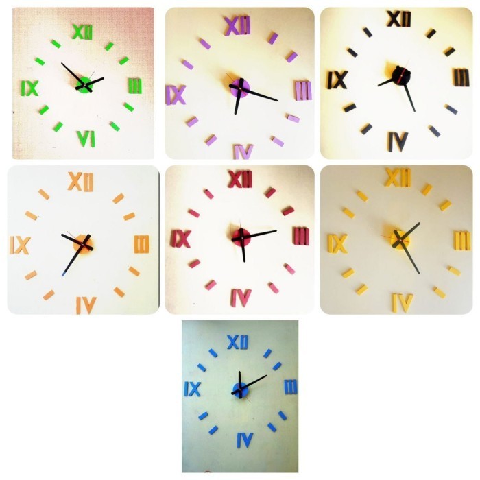 Jual JAM DINDING BESAR UNIK DIY TEMPEL BESAR GIANT WALL CLOCK | Shopee ...