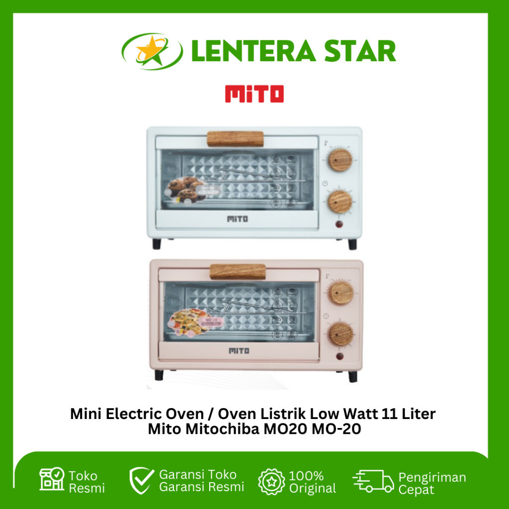 Jual Mini Electric Oven / Oven Listrik Low Watt 11 Liter Mito Mitochiba MO20 MO-20 | Shopee ...