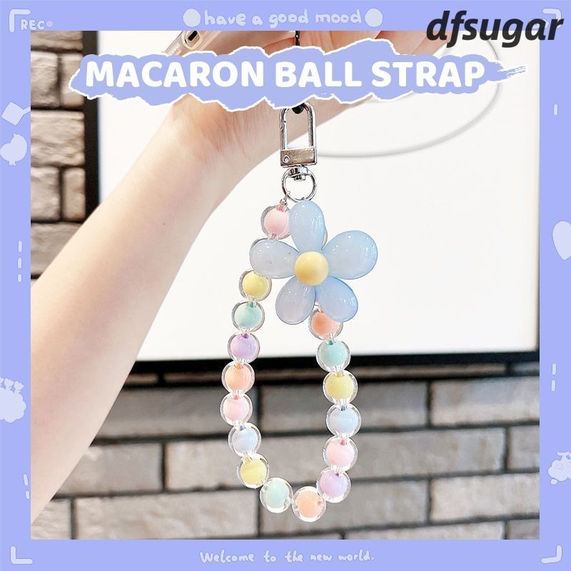 Jual Phone Straps Warna permen bunga /Straps Phone Warna-Warni Manik ...