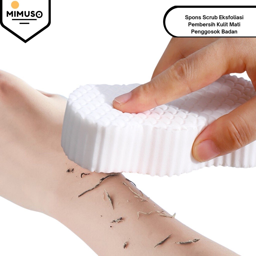 Jual MIMUSO - Spons Scrub Eksfoliasi Pembersih Kulit Mati Penggosok ...