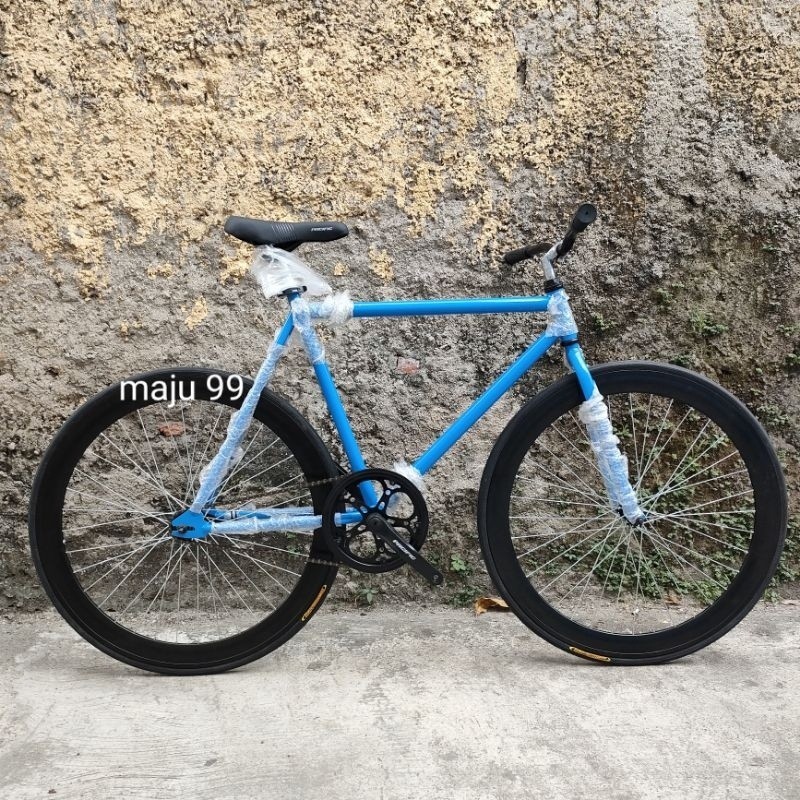 Jual SEPEDA FIXIE 700C FIXIE RAKITAN VE RIM LEBAR 5CM REM TOEDO/DOLTRAP ...