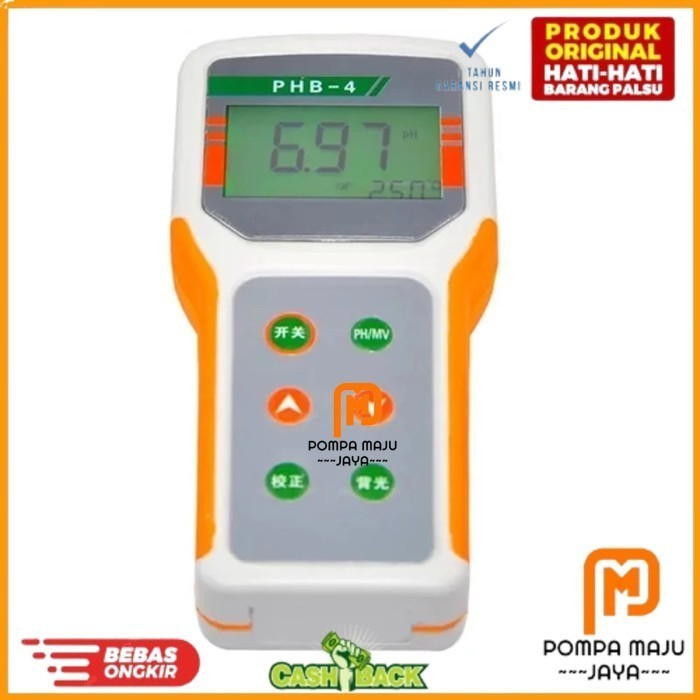Jual Portable PHB-4 PH Meter Automatic Temperature Compensation pH Monitor | Shopee Indonesia