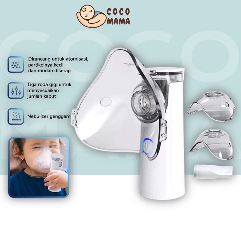 Jual COCOMAMA Nebulizer Inhaler Portable Mesh for Asthma Respiratory ...