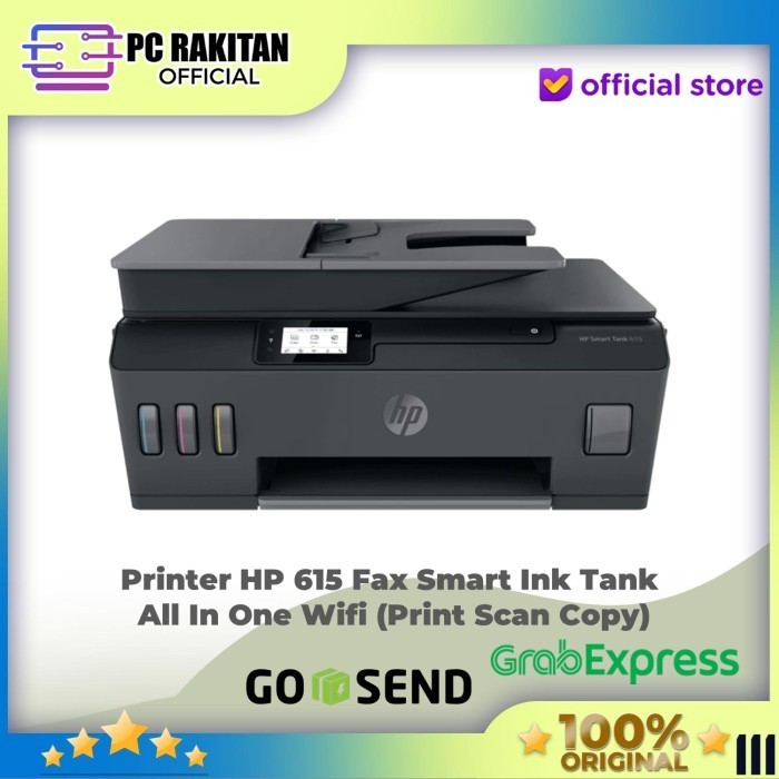 Jual Printer HP 615 Fax Smart Ink Tank All In One Wifi (Print Scan Copy ...
