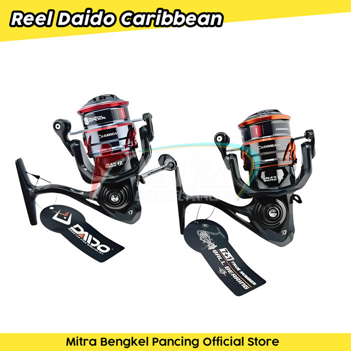 Jual Reel Pancing Daido Caribbean 2000 Polos | 2000 HS Carbon Body 7+1 ...