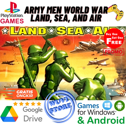 Jual Army Men World War Land, Sea, And Air PS1 | Bisa Main di Android ...