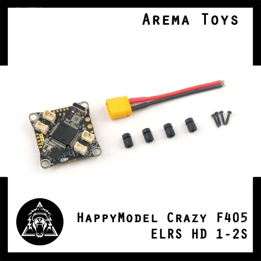 Jual HappyModel Crazy F405 ELRS HD 1-2S AIO FC ESC 12A Bluejay 25.5mm | Shopee Indonesia