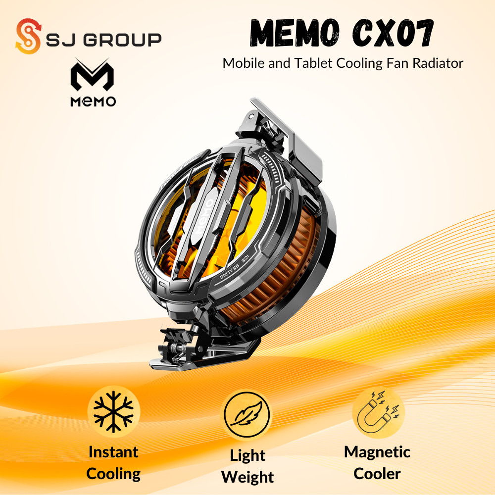 Jual MEMO CX07 2 in 1 Magnetic and Clip Funcooler Mobile Cooling Fan ...