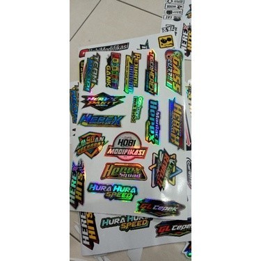Jual Sticker pack, STICKER HEREX,sticker hologram,sticker kekinian ...