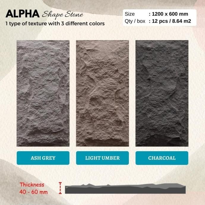 Jual Wall Stone Panel Dinding 3D Batu Alam Wallpanel | Shopee Indonesia