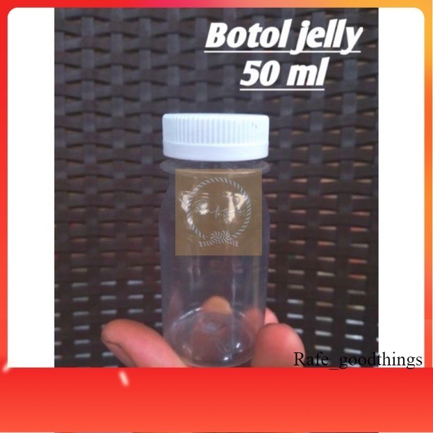 Jual BOTOL JELLY/BOTOL ZAM-ZAM UKURAN 50 ML TUTUP PUTIH (ISI 20 PCS ...