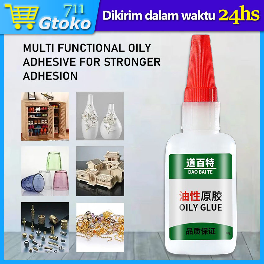 Jual Lem Oily Glue Super Perekat Kuat Serbaguna Lem Sepatu Kayu Plastik ...