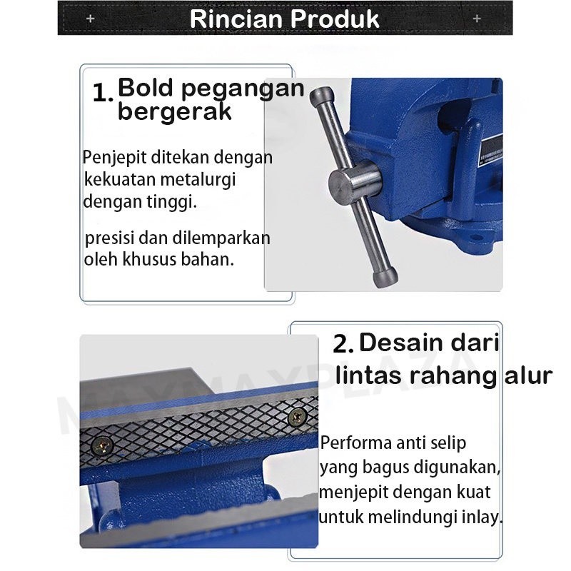 Jual Ready stok Catok Clamp 5'' / catok paron / Ragum Klem / Catok Meja ...