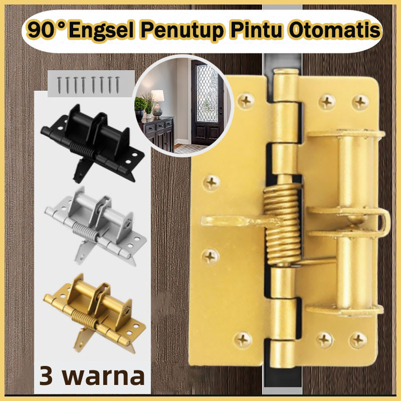 Jual 3 IN 1 Engsel Penutup Pintu Otomatis/Engsel Pintu Tutup Spring ...