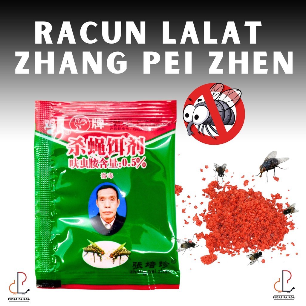 Jual Racun Pembasmi Lalat zhang pei zhen Flies Killer Poison Repellent ...