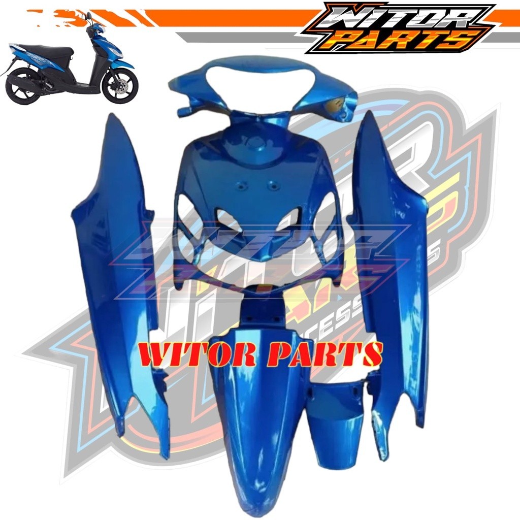 Jual Full Body Halus Yamaha Mio Smile Mio Sporty Biru / Full Bodi Halus ...