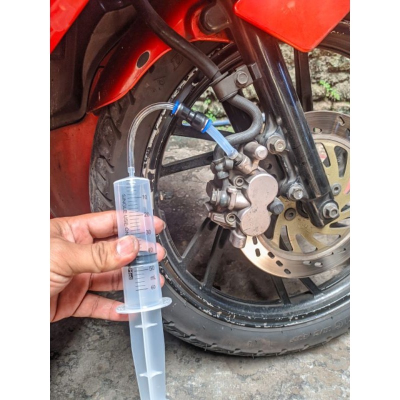 Jual Alat Bleeding minyak Rem Motor / Mobil Universal suntikan Kuras ...