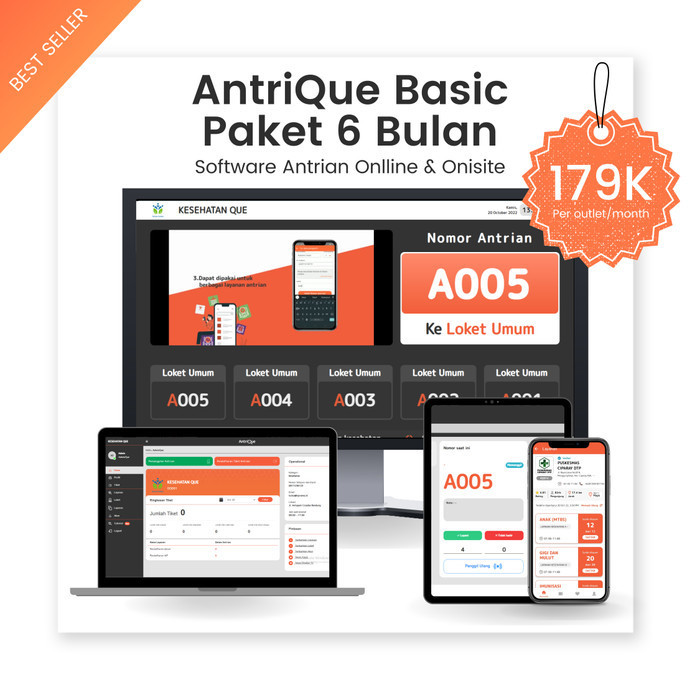 Jual Aplikasi / Software Antrian Antrique Online dan onsite (only 6 ...