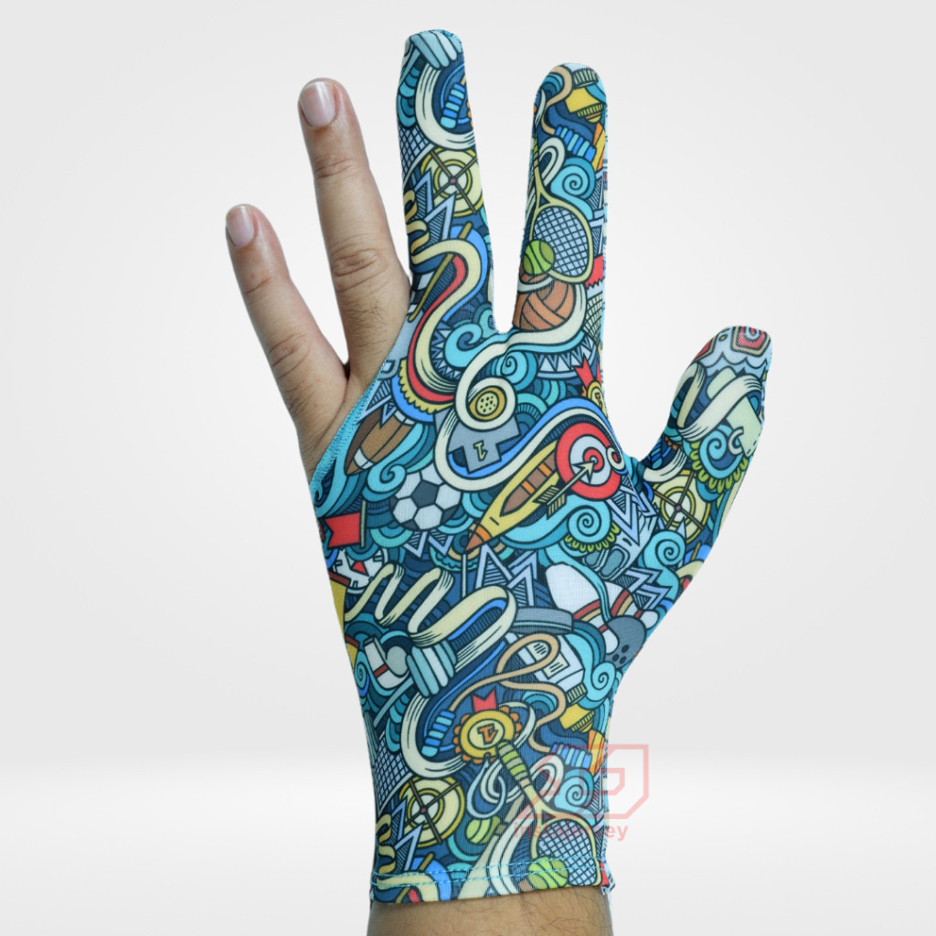 Jual Oiik - Billiard Glove / Sarung Tangan BIlliard Full Printing ...