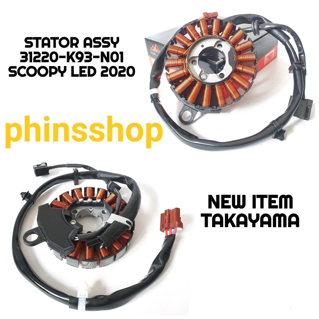 Jual STATOR ASSY SCOOPY ESP LED K93 SPULL SCOOPY RING 12 HONDA TKYM TOP QUALITY | Shopee Indonesia