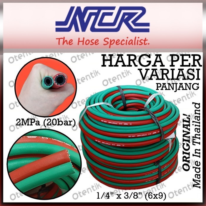 Jual NCR Selang Las Double Panjang 13 METER - Selang Pengelasan Dobel ...