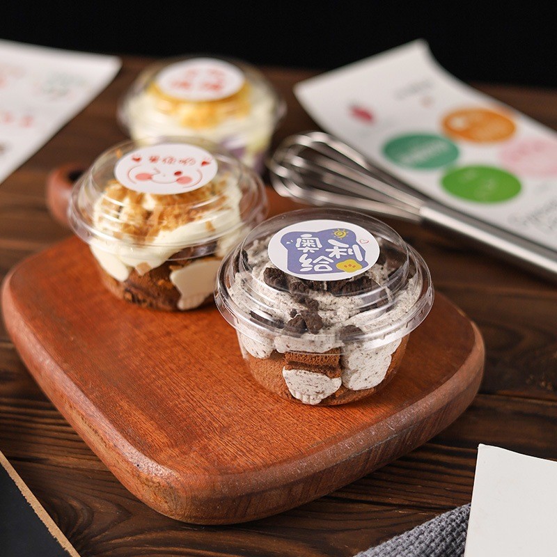 Jual 10 Pcs Kotak Dessert Box Cup Kotak Mika Kue Puding Tiramisu / Box ...