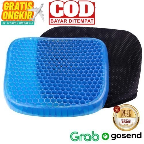 Jual alas duduk gel bentuk sarang lebah FREE SARUNG ORIGINAL DM ...