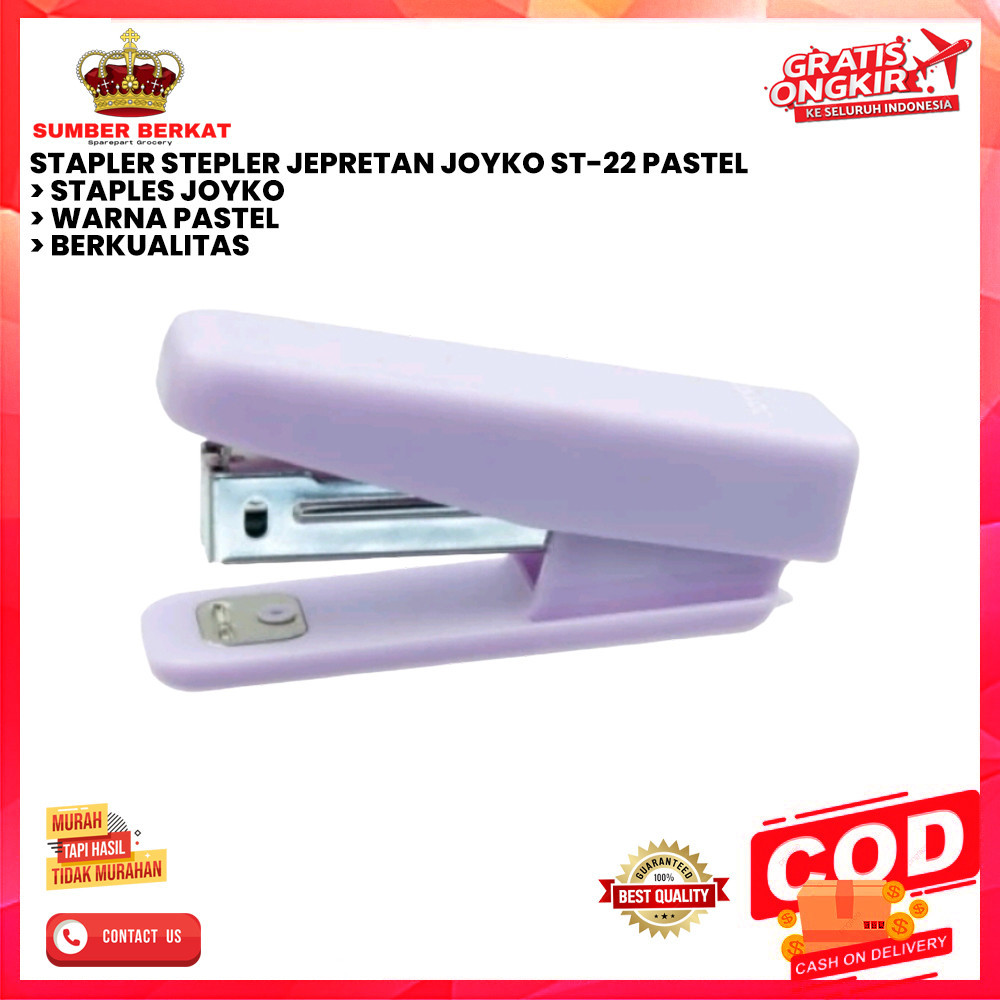 Jual STAPLER STEPLER JEPRETAN JOYKO ST-22 PASTEL [SB] | Shopee Indonesia
