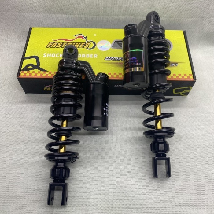 Jual Shock Fast Bikes FB-63 Extreme Full Black As Gold 310 330 mio ...